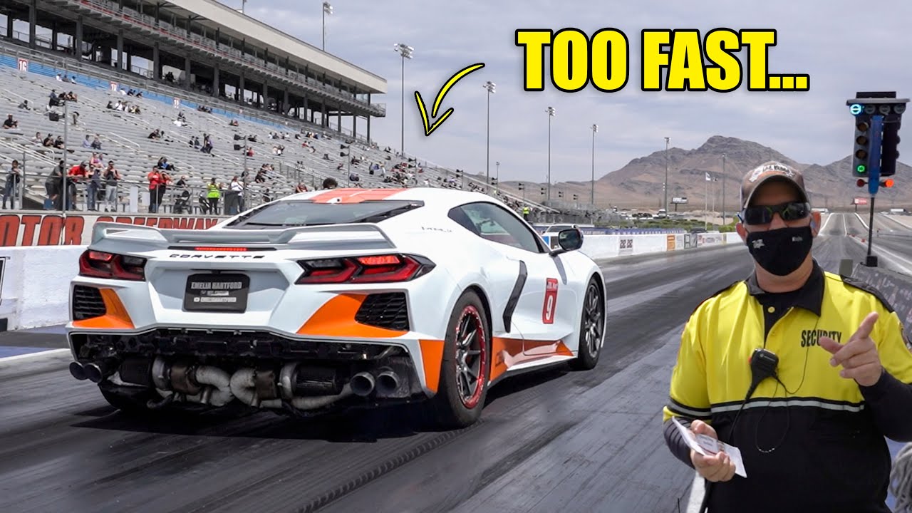World's Fastest Twin Turbo C8 Corvette Kicked Out For Being TOO FAST ...