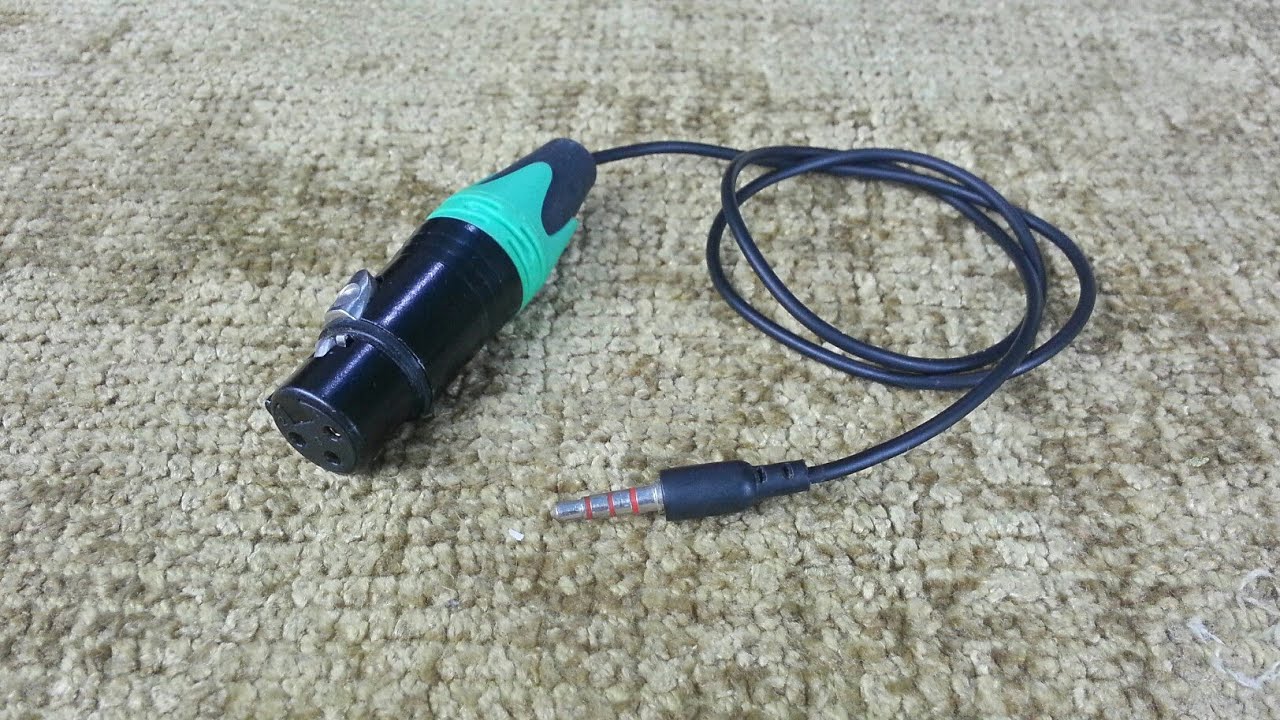 Connect XLR Microphone to Phone - YouTube