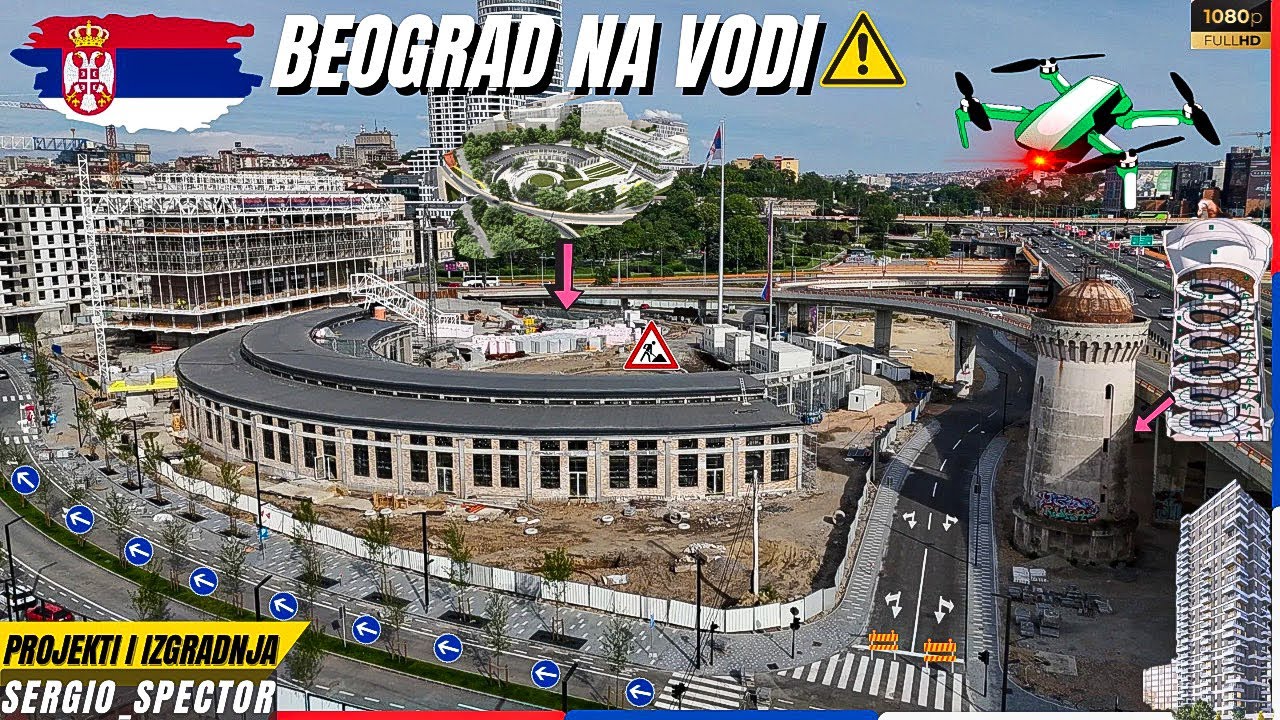 Beograd na vodi - KULA, Ložionica, nove ULICE, projekti i Izgradnja, BW ...