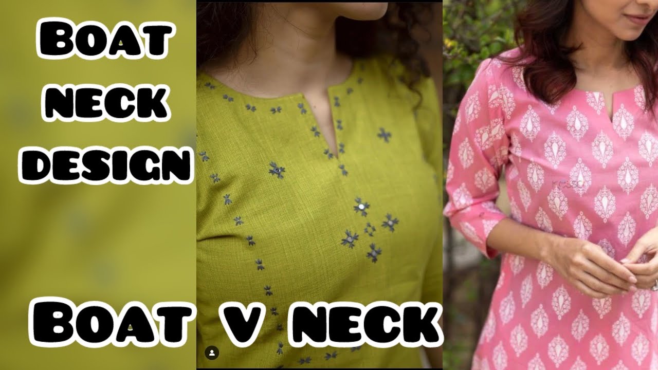 Pakistani boat neck design|trending neck design|#neckdesign #boatneck ...