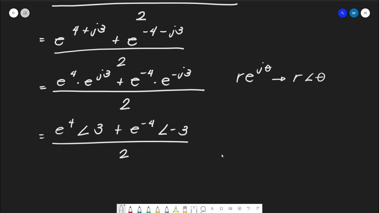 Trigonometric and Hyperbolic Functions involving Complex Numbers - YouTube