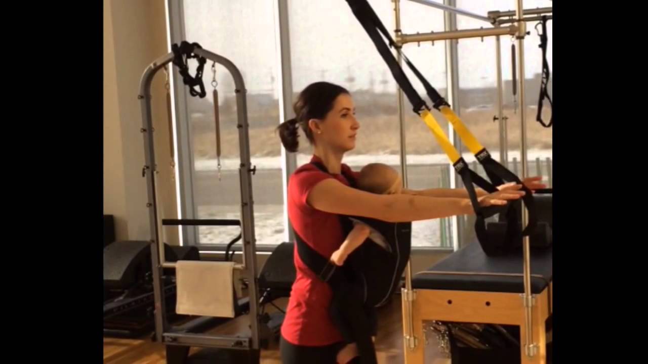 Mom and baby TRX - YouTube