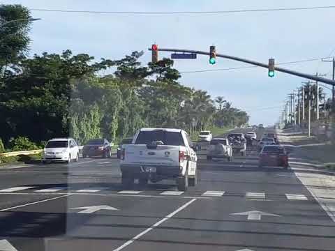 Why police light on road no sirens in saipan - YouTube