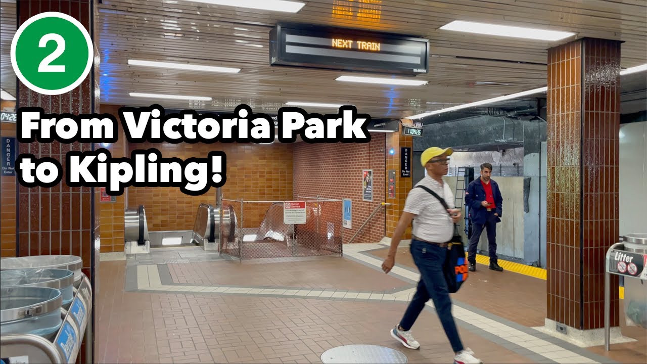 A Bloor-Danforth Subway Ride From Victoria Park to Kipling! - YouTube