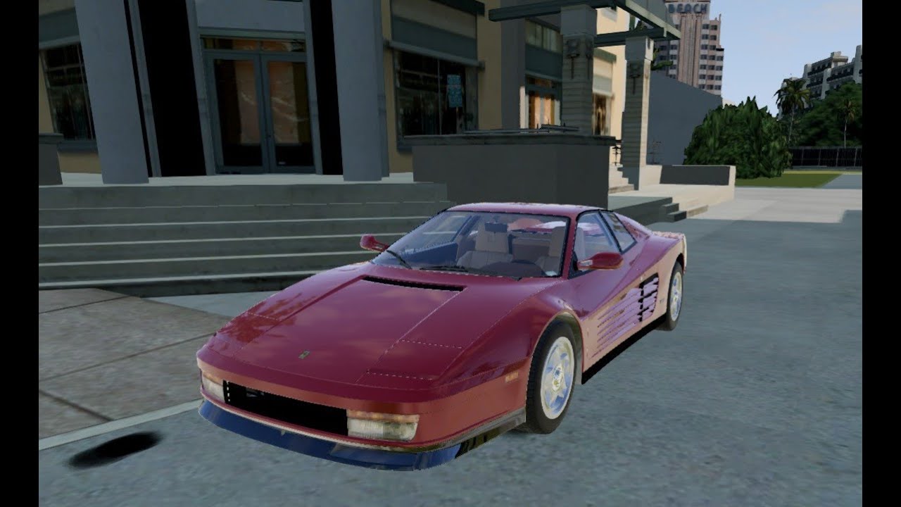 Ferrari Testarossa 1984-BeamNG Drive - YouTube