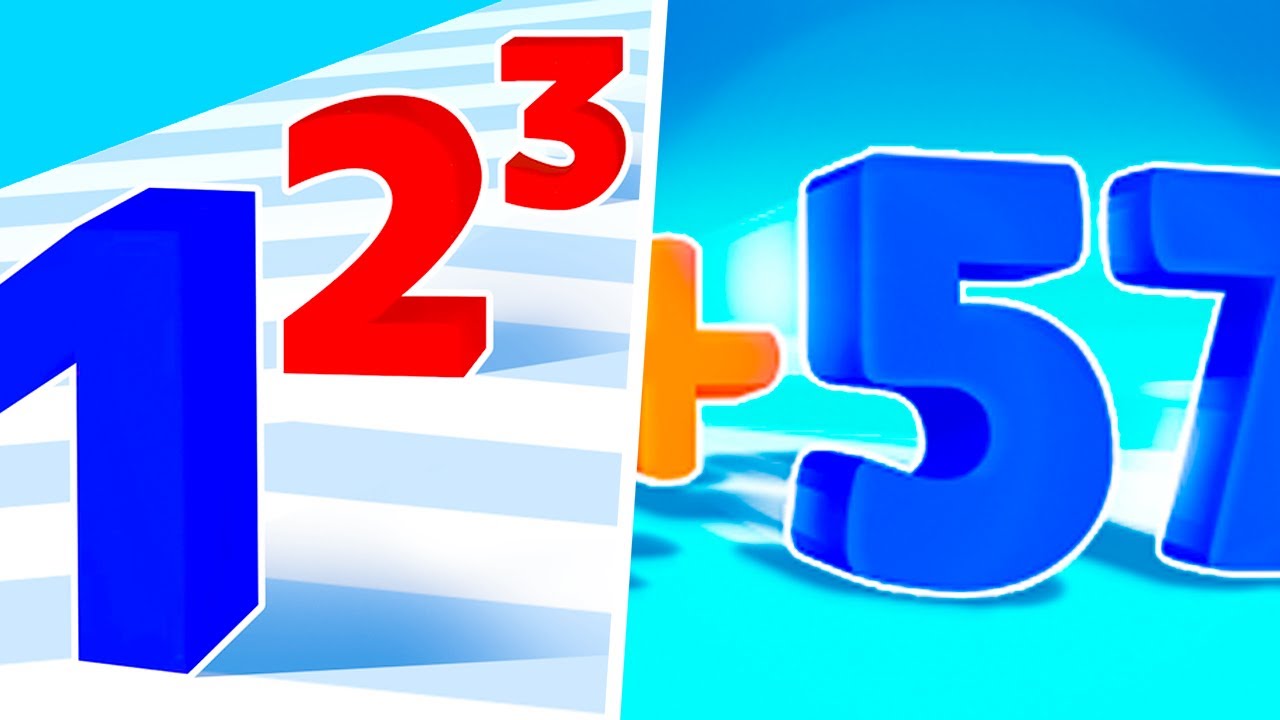 Number Master vs Math Plus 3D - 1🔑123456789 Max Level Gameplay - YouTube
