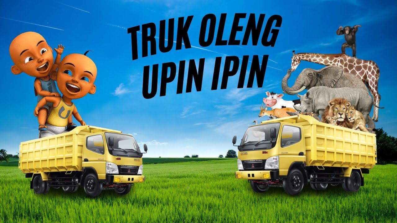 MOBIL TRUK OLENG HEWAN ANGKUT SAPI WARNAN WARNI KEPITING BEBE - YouTube