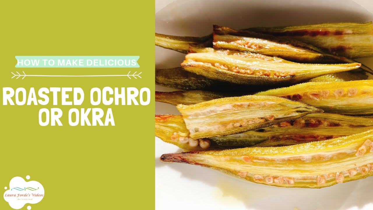 How To Prepare Roasted Ochro or Okra - YouTube