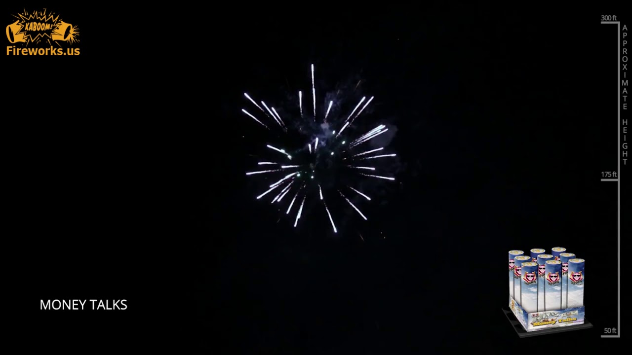 Money Talks Fireworks Finale Rack from Sky Bacon - YouTube