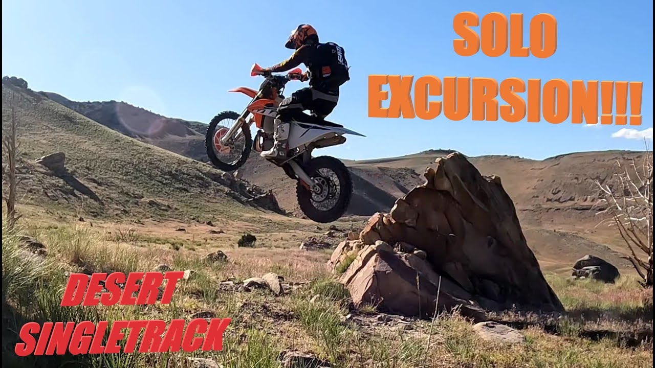 SOLO RIDE SINGLETRACK!!! - YouTube