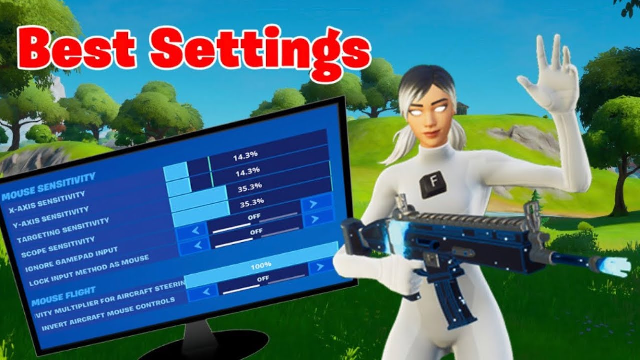 NEW BEST Keyboard + Mouse Settings + sensitivity (PC FORTNITE Chapter 3 ...