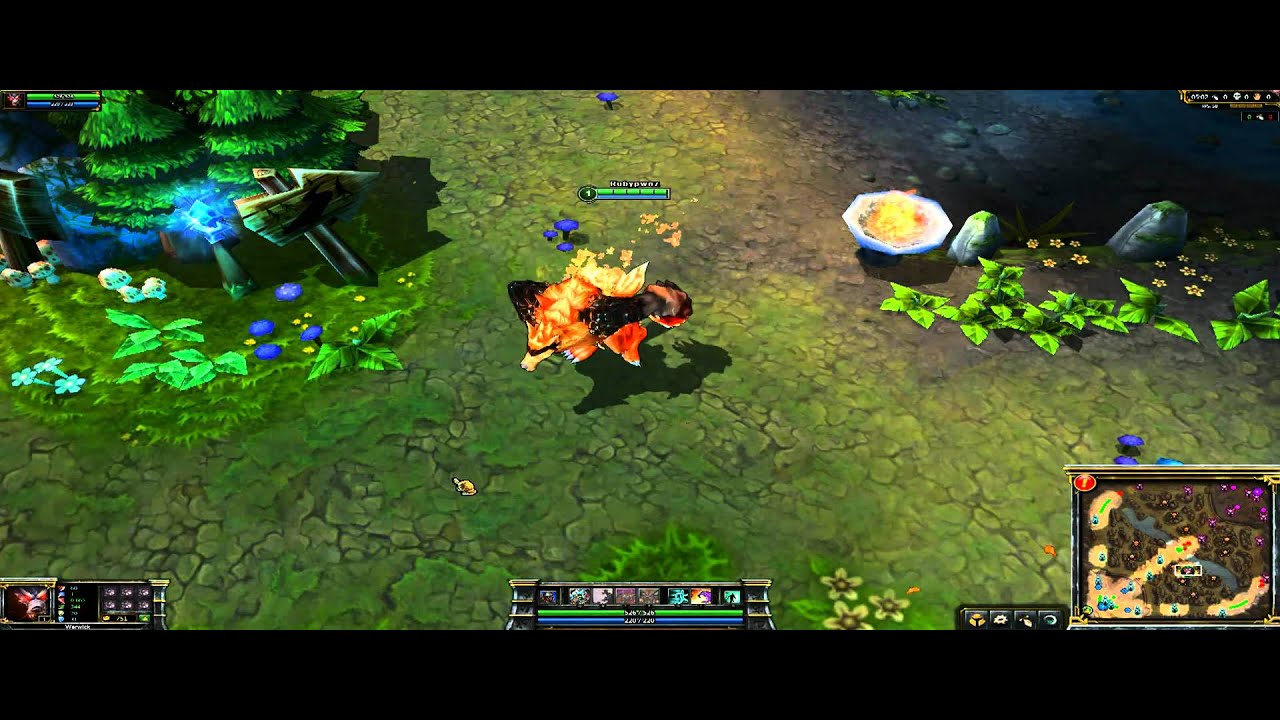 League of Legends Firefang Warwick Skin - YouTube
