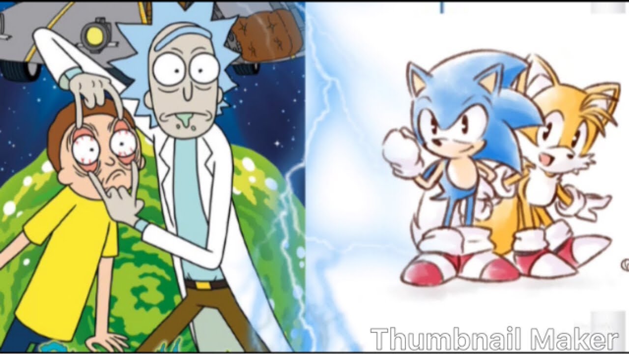Rick and Morty X Sonic intro!!! - YouTube