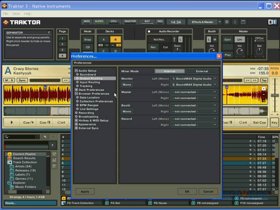 Основные опции в Traktor DJ Studio 3.4 (16/36) - YouTube