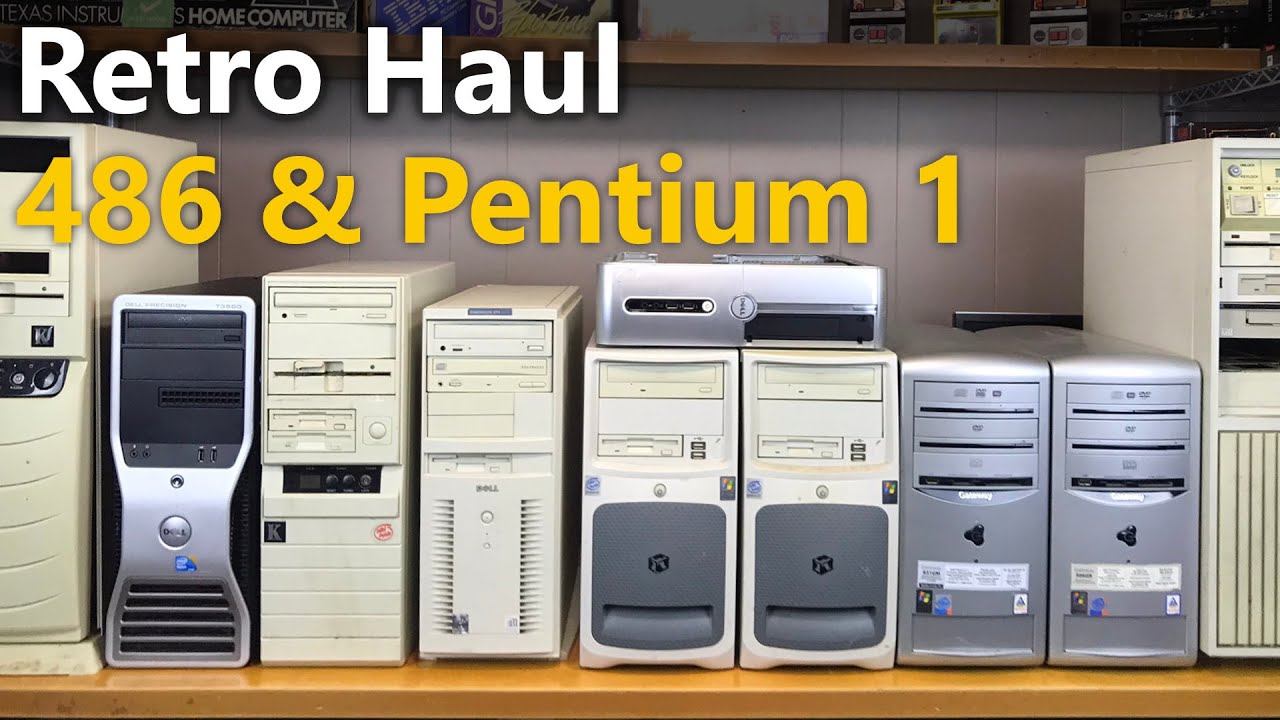 Retro Haul - 486 & Pentium 1 - YouTube