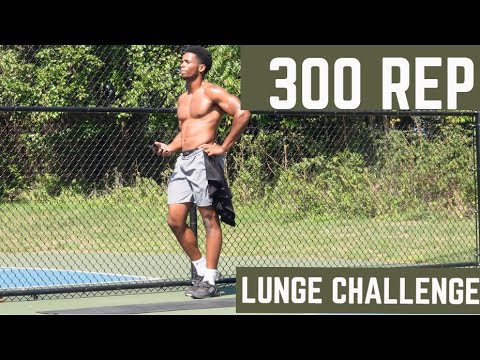 300 Rep LUNGE Workout Challenge | Workout Challenge | Home Workout ...