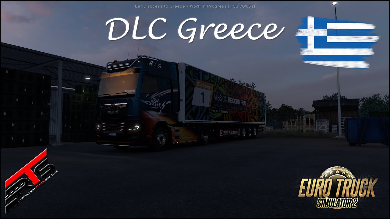 Euro Truck Simulator 2 - DLC Greece - De Kalamata à Mytilène - YouTube