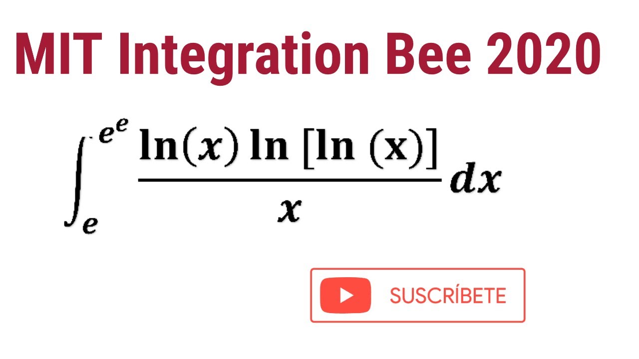 MIT Integration Bee 2020. Problema [3] - YouTube