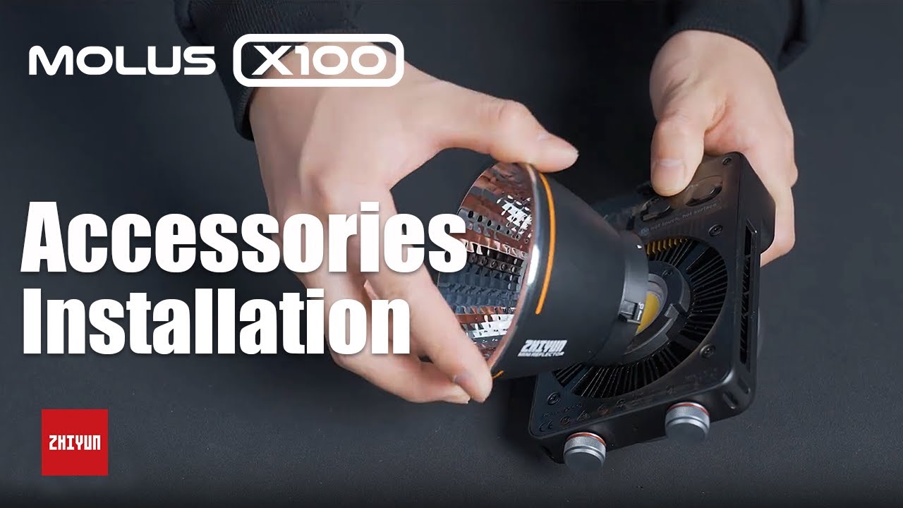 ZHIYUN MOLUS X100 Tutorial: Accessories Installation - YouTube