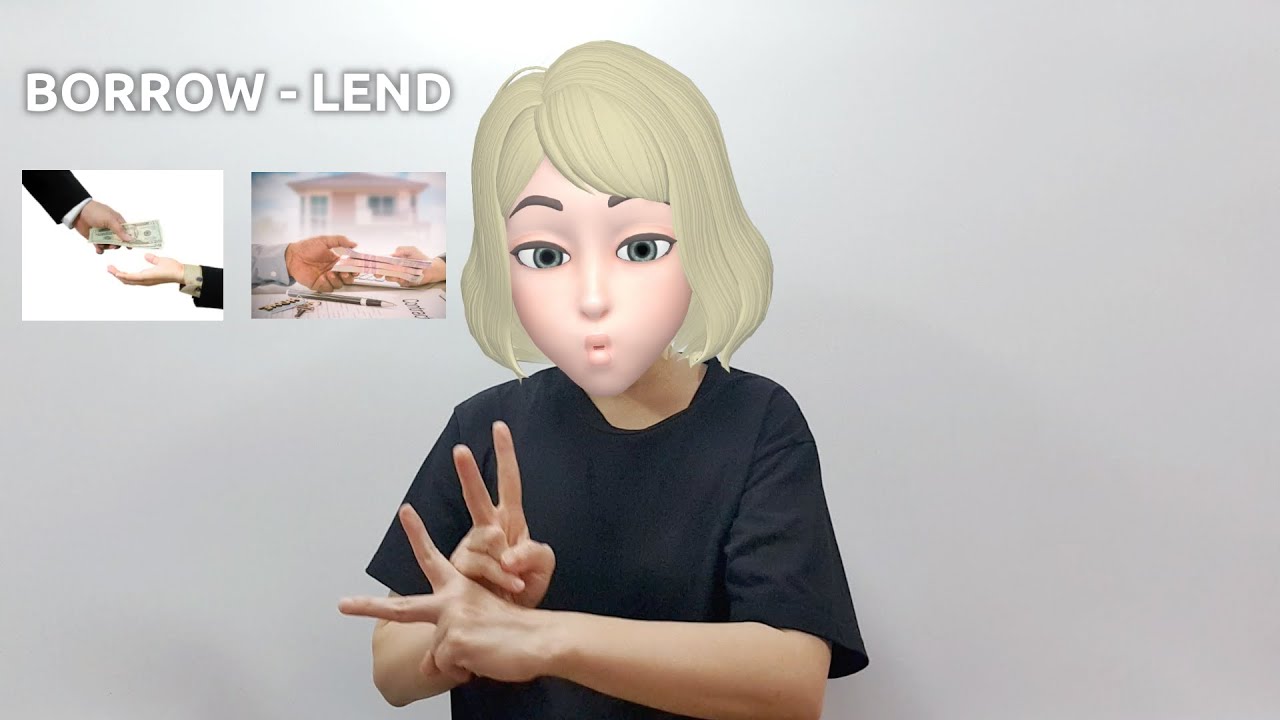 American Sign Language (ASL) Lesson : Opposite Verbs | Borrow - Lend ...