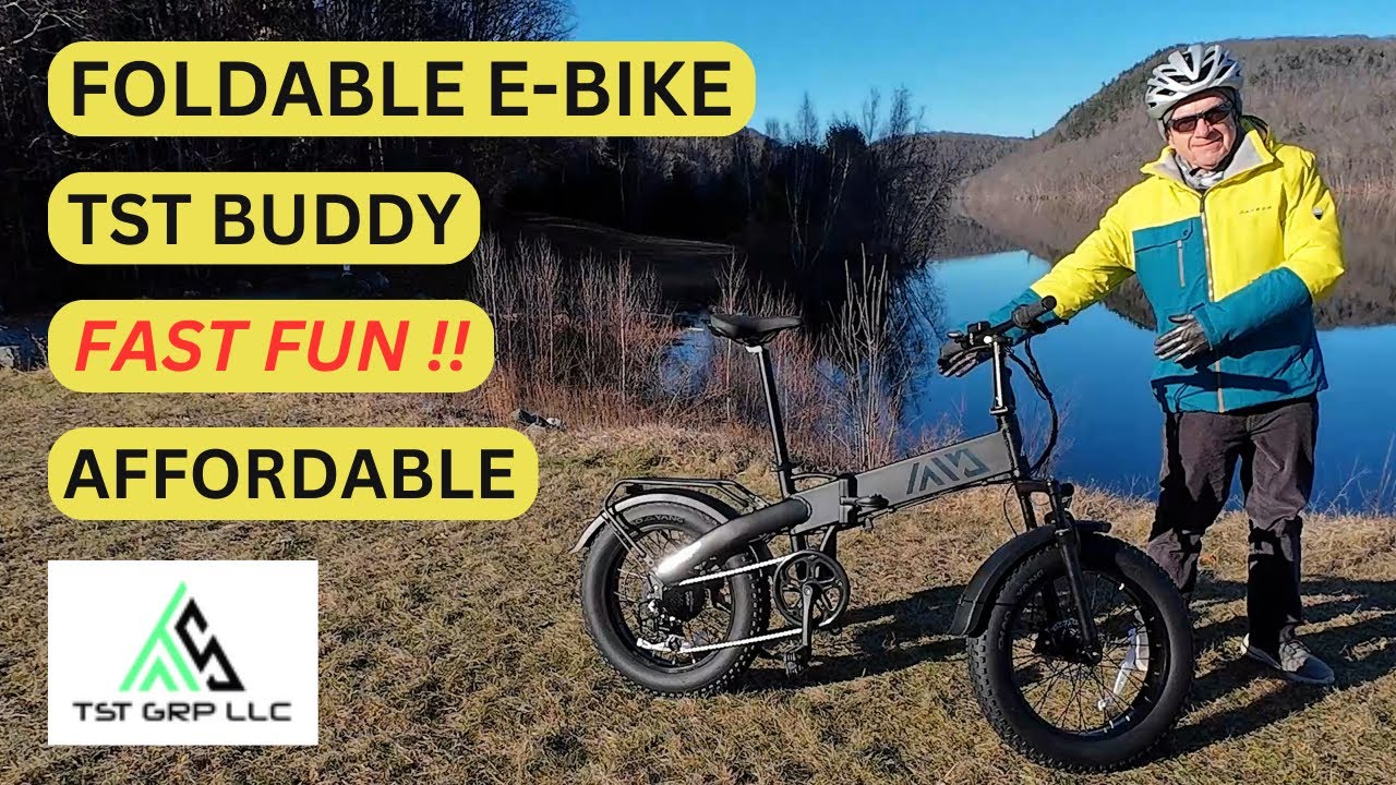 TST BUDDY FOLDING E-BIKE - Review Of A Fun E-Bike - Affordable FUN On ...