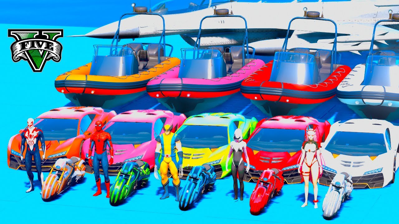 GTA V Amazing Mega Ramp By Trevor On Super Cars Planes and Ski Jets ...