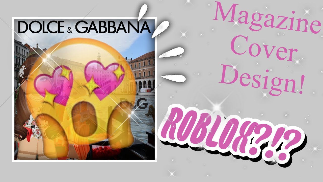 FASHION COVER IN ROBLOX!?! Designing a cover with Roblox avatars. - YouTube