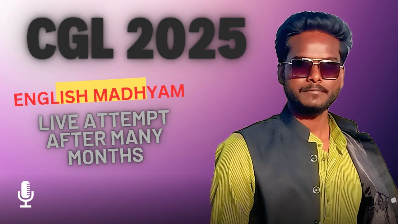 Sscwithbharat Live Stream ENGLISH MADHYAM MOCK #sssccgl #SSC # ...