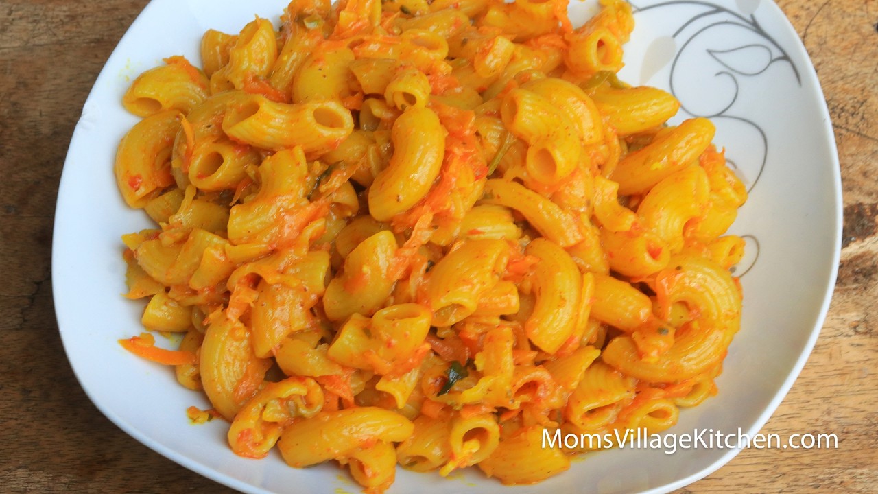 How To Cook Macroni - Pasta - Ugandan African Food - Mom's Village ...