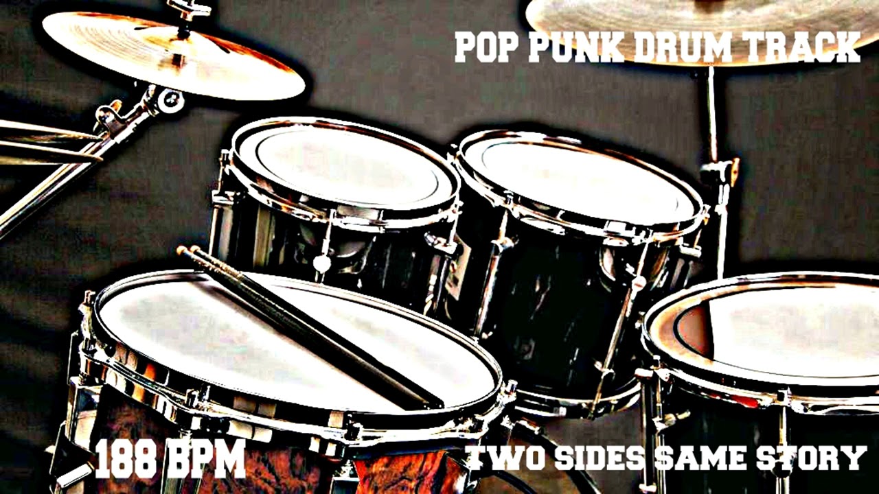 Pop Punk Drum Track - 188 BPM (FREE) - YouTube