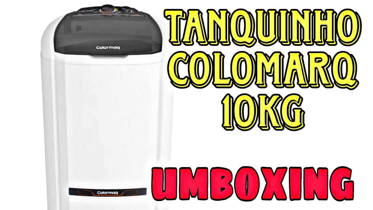 Tanquinho colomarq 10 kg umboxing - YouTube