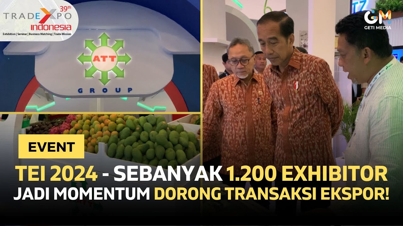 Trade Expo Indonesia (TEI) Edisi ke 39 - ATT Group Mencuri Perhatian President! - YouTube