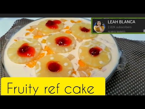 Fruity ref cake || my version || How to make fruity ref cake || LEAH ...