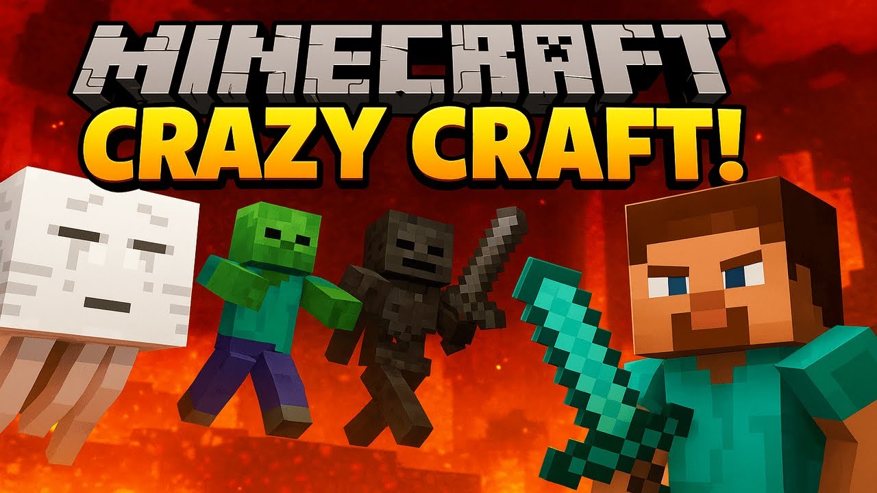 Crazy Craft! Ep:1 A Crazy Start - YouTube