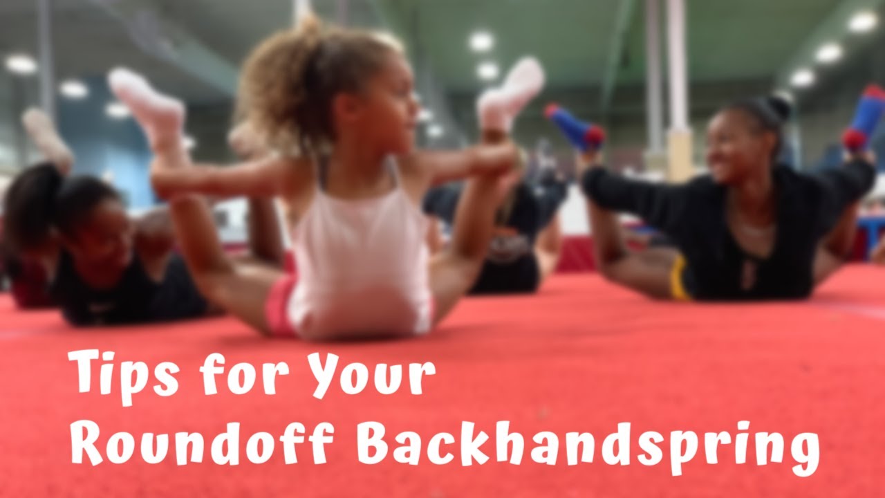 How To Do A Roundoff Backhandpsring - YouTube