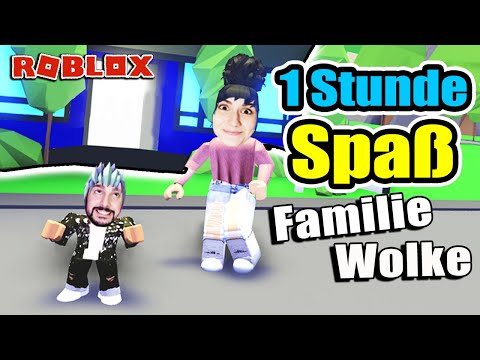 1 Stunde Spaß mit FAMILIE WOLKE! Baby Kaan & Mama Dania sind unzertrennlich! [Roblox Deutsch]