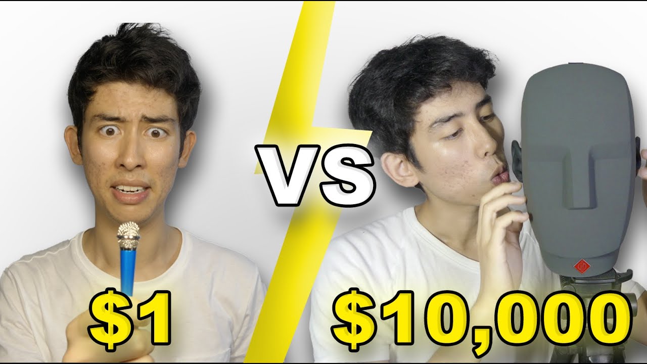 $1 Microphone vs $10,000 Microphone [ASMR] - YouTube