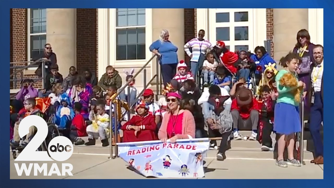 Maryland School of the Blind holds reading parade for students - YouTube