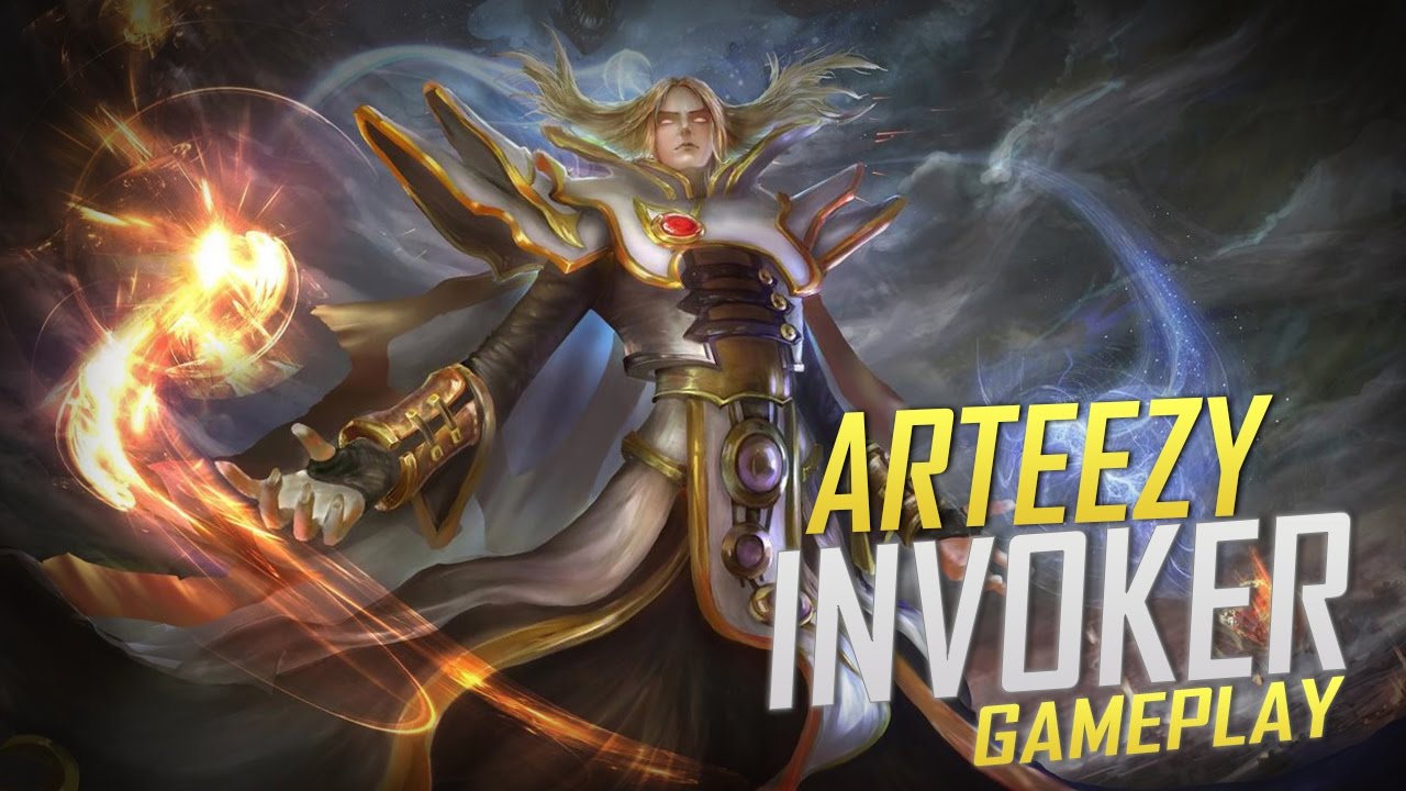 Arteezy playing Invoker (Gameplay) - YouTube