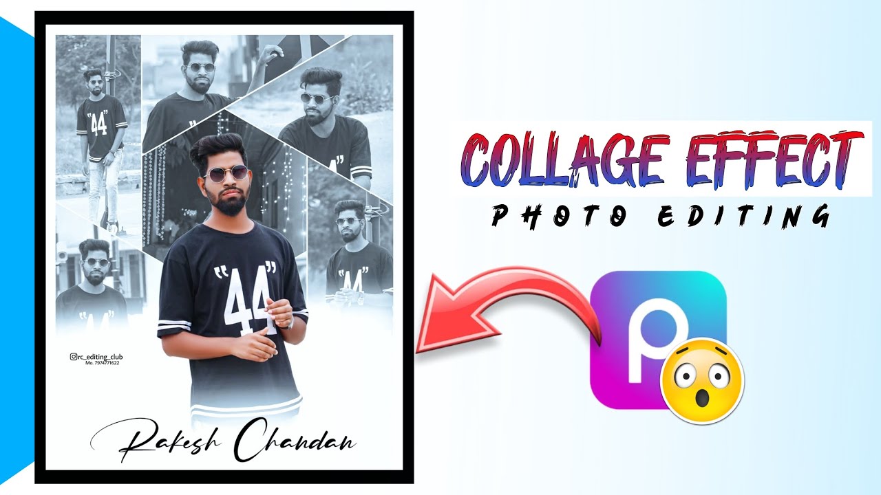 Collage Effect Photo Editing 😍 | PicsArt Photo Editing | Double ...