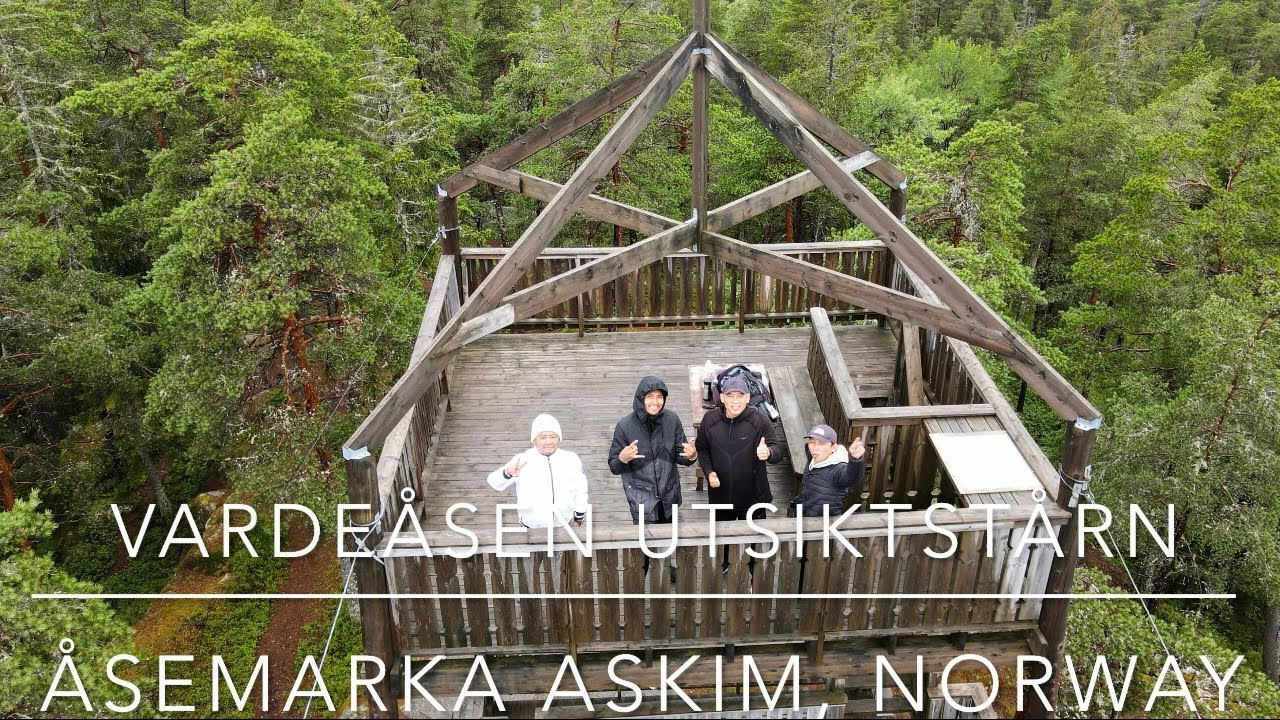 Vardeåsen Utsiktstårn Askim, Norway - YouTube