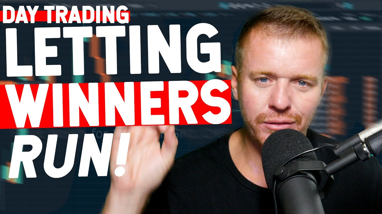 DAY TRADING LETTING WINNERS RUN! LEAVING A RUNNER! - YouTube