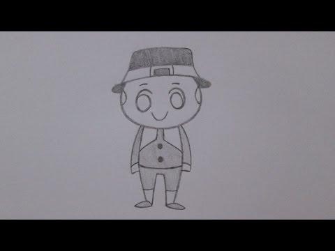 How to draw a pilgrim