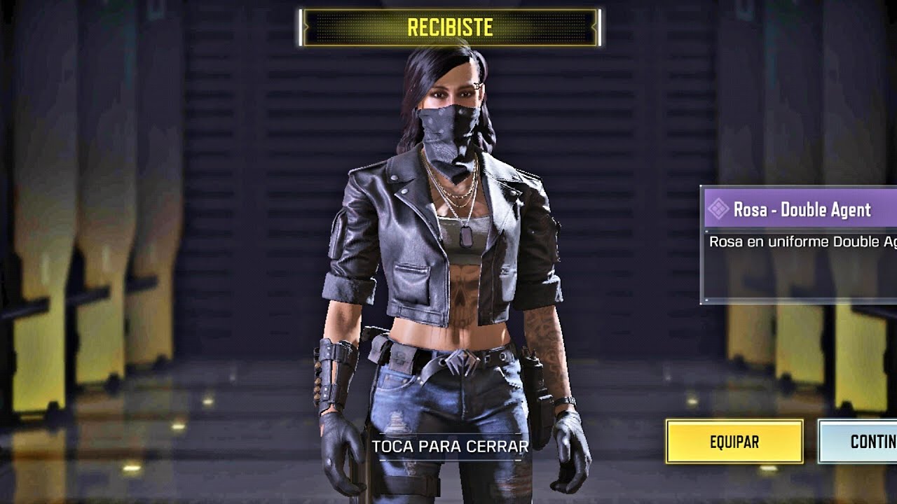 ROSA - DOUBLE AGENT 😉 // PERSONAJE DEL PASE DE BATALLA 😉 // COD MOBILE ...