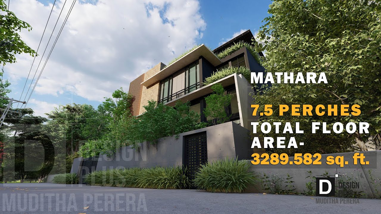 124 PROPOSED NEW HOUSE AT MATHARA SRI LANKA(Land Size-7.5 Purches ...