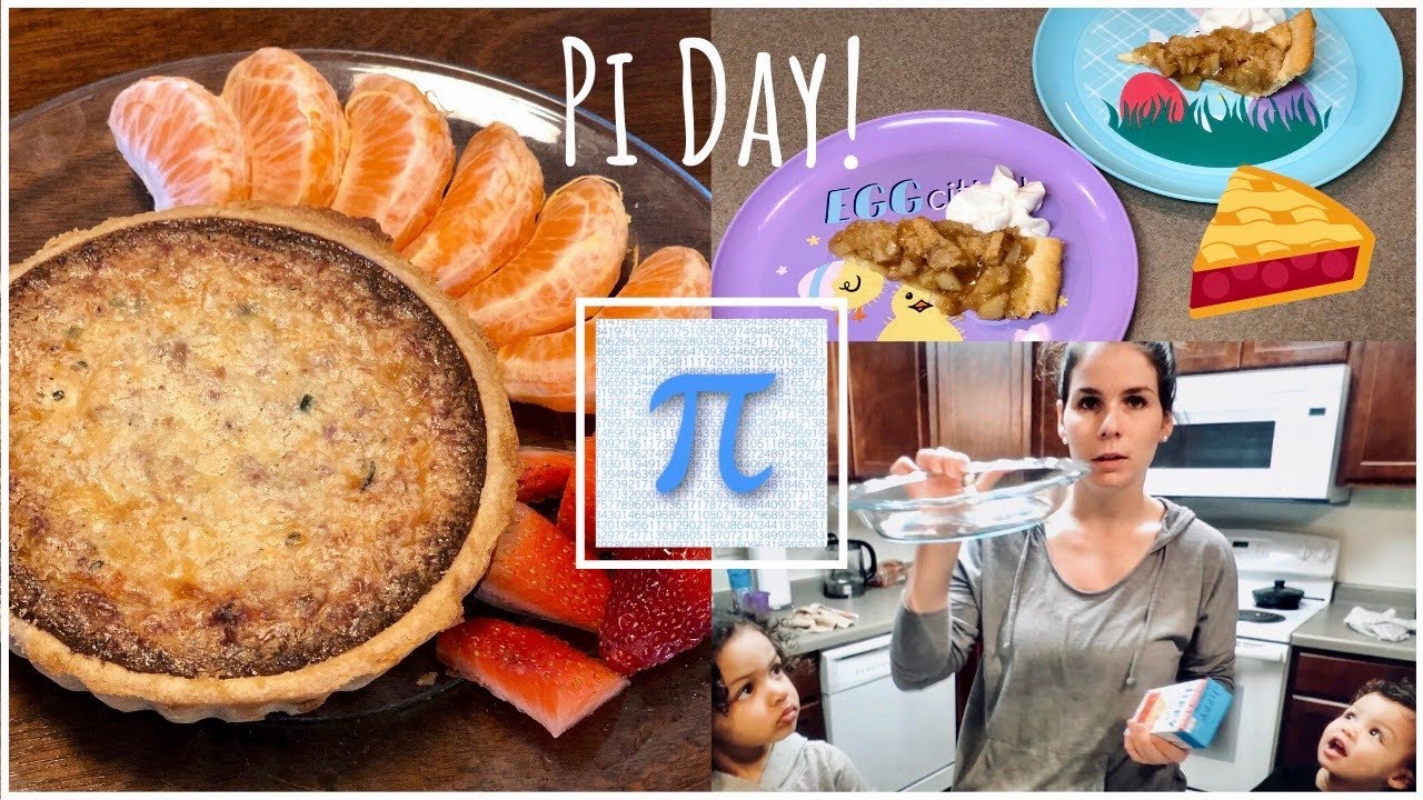 SPEND PI DAY WITH US | COOK & BAKE WITH ME! | HOMEMADE CRUST - YouTube