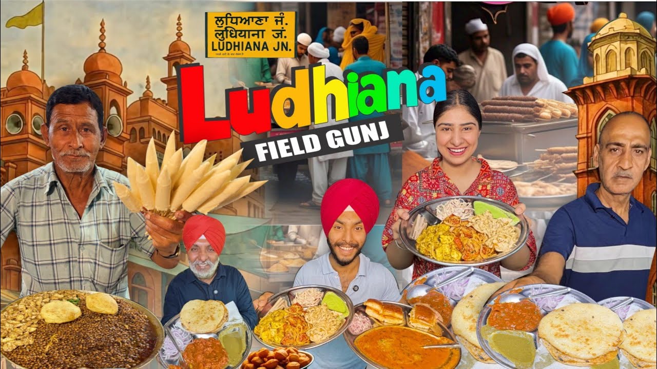 Top Must Try Food in Ludhiana | Famous Punjabi Nashta Field Gunj ...