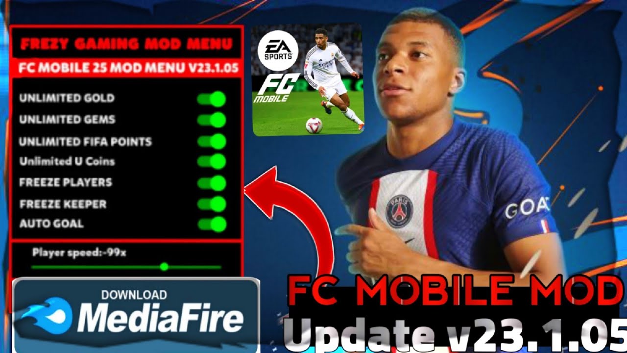 Fc Mobile Menu Mod Apk v23.1.05 Gameplay - Fc Mobile Mod Menu Apk - Fc ...