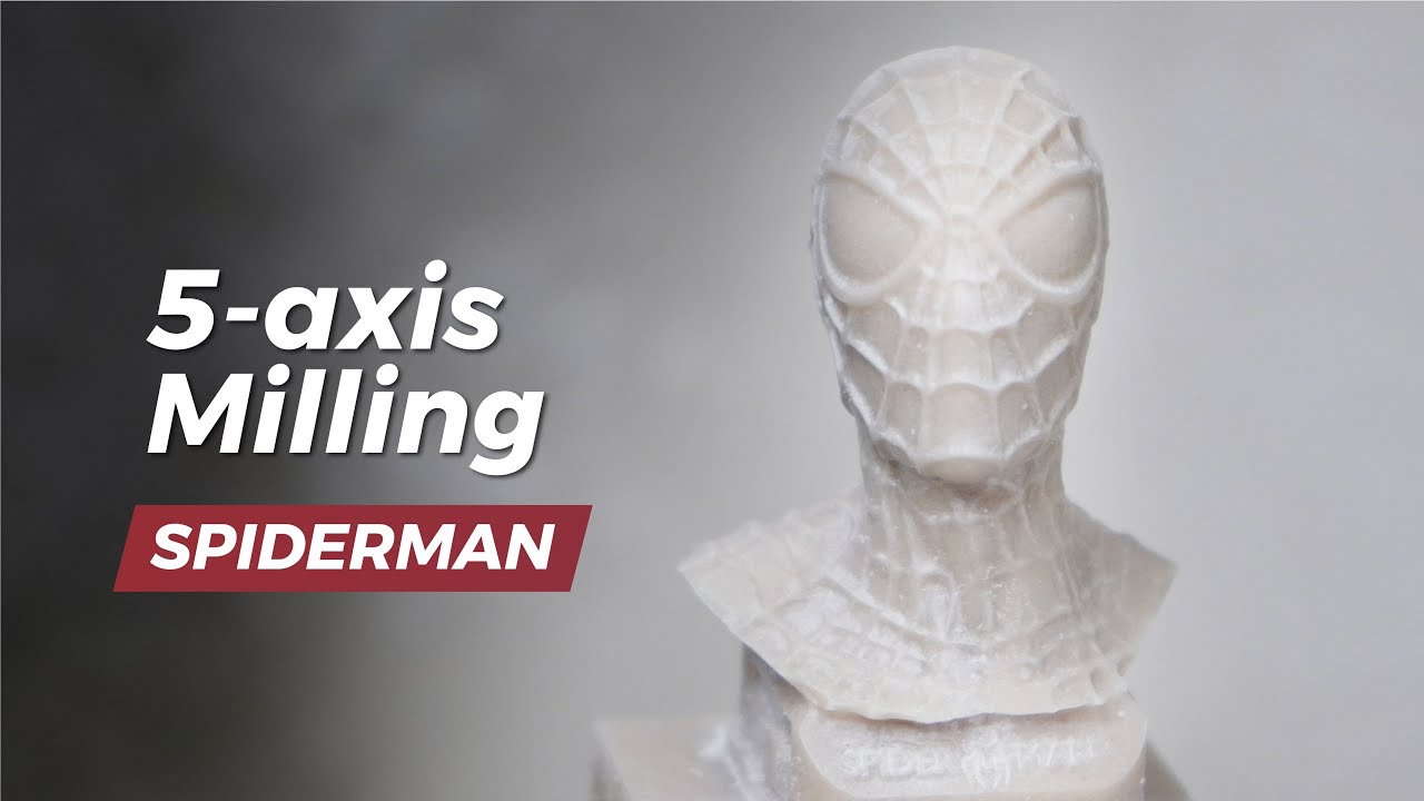 We Milled a Spider Man | 5-axis CNC Machining | Unionx - YouTube