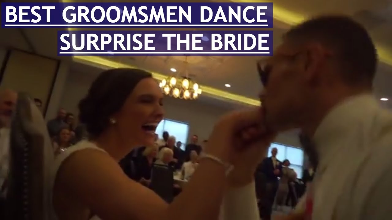 BEST Groomsmen Dance of 2016 to SURPRISE the Bride - YouTube